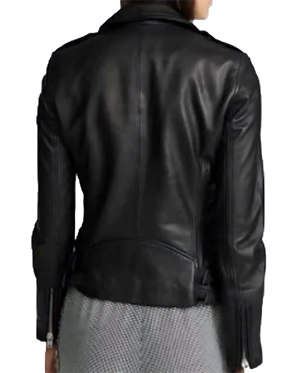 Superman And Lois Lane Biker Black Dress Jacket – Elite Jacket