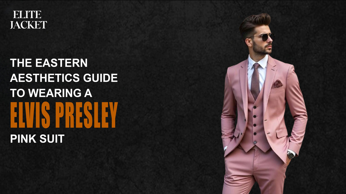 Eastern Aesthetics Meets the Elvis Pink Suit – Elite Jacket
