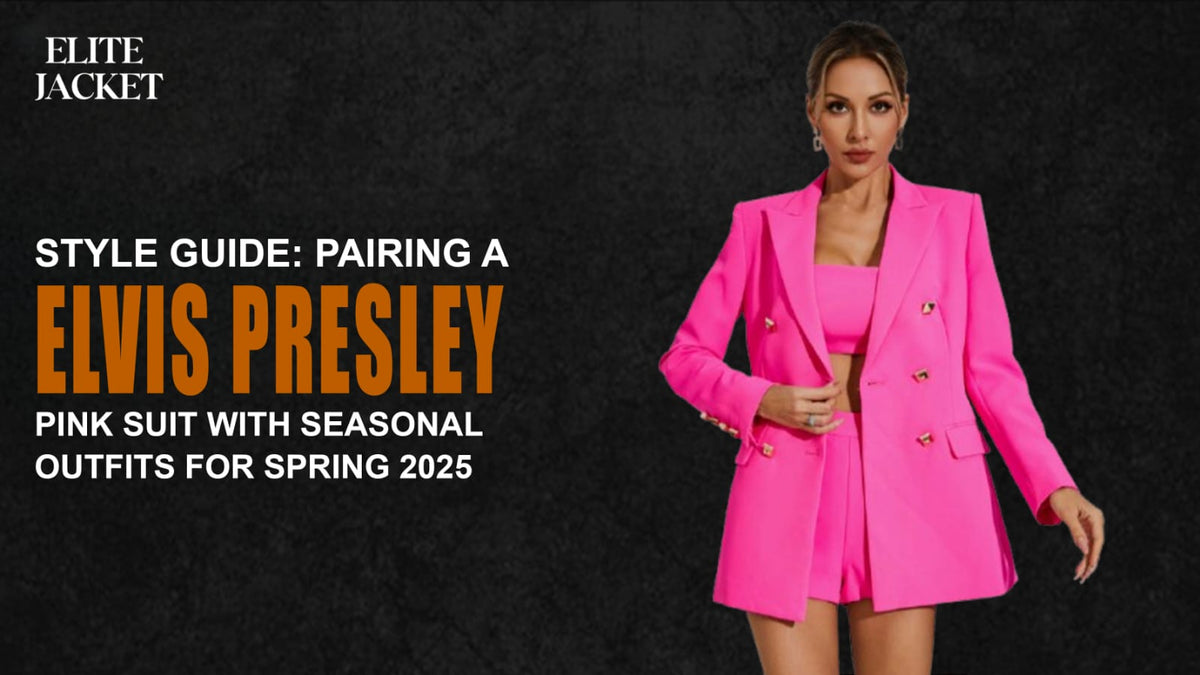 Elvis Presley Pink Suit Spring Styling Guide 2025 – Elite Jacket