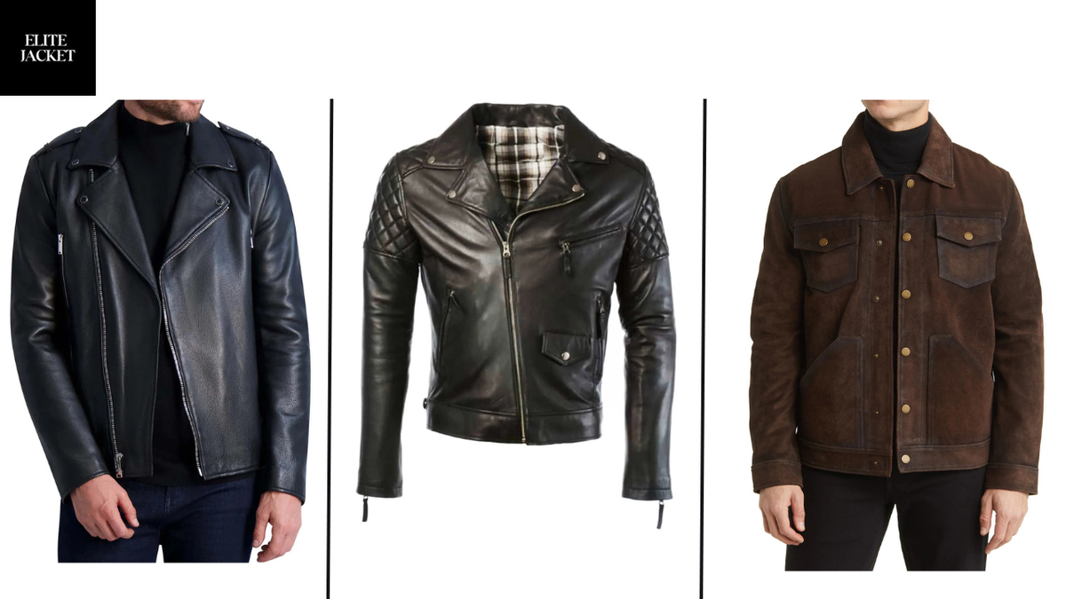 Buy Men's Leather & Faux Leather Jackets Online - Elite Jacket