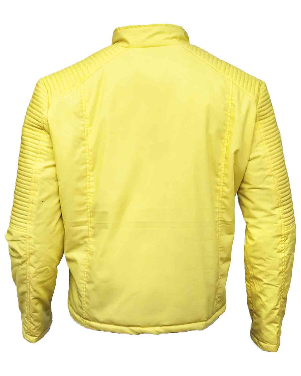 Mens Star Wars Luke Skywalker Yellow Leather Jacket – Elite Jacket