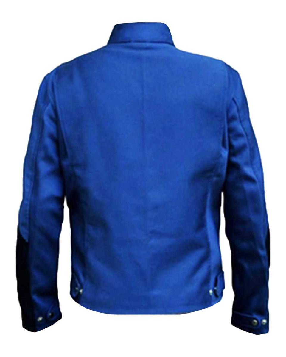 Chris Evans Captain America The Winter Soldier Blue Jacket – Elite Jacket