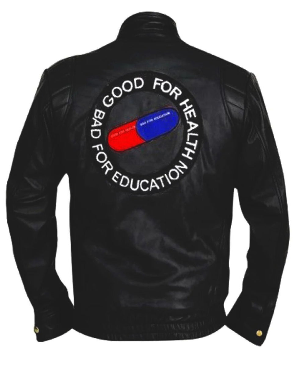 Akira Movie Shotaro Kaneda Black Leather Biker Jacket – Elite Jacket