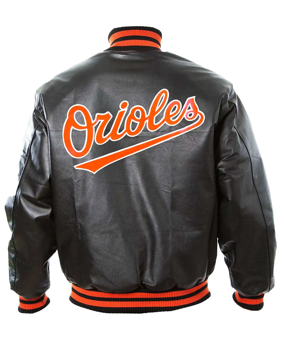 Baltimore Orioles Black Leather Bomber Jacket | Elite Jacet – Elite Jacket
