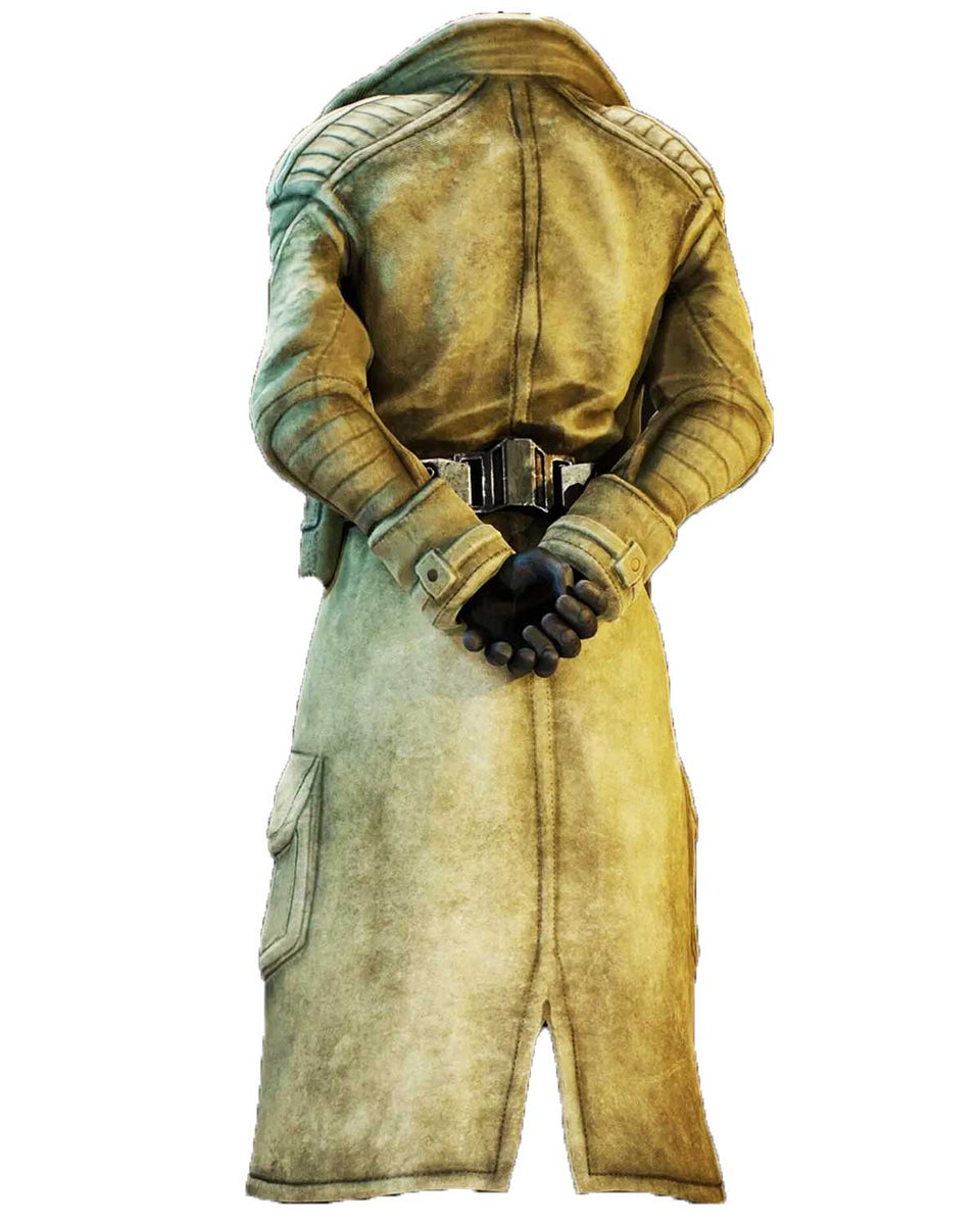 Fallout 3 Colonel Autumn Green Cotton Coat | Elite Jacket