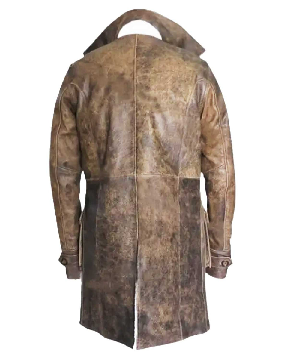 Bane Dark Knight Rises Distressed Brown Coat | Elite Jacket