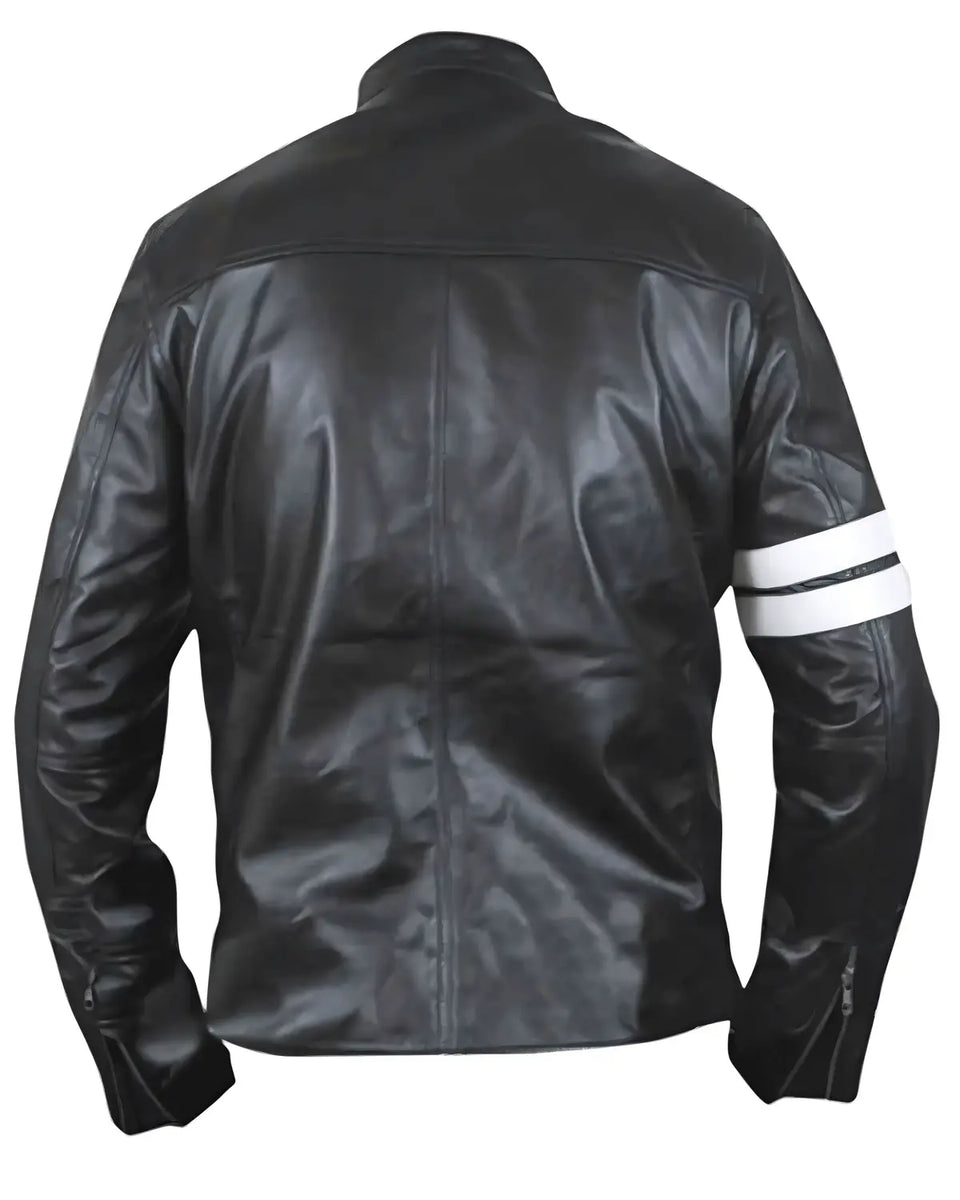 Mens John Tanner Driver San Francisco Black Leather Jacket – Elite Jacket