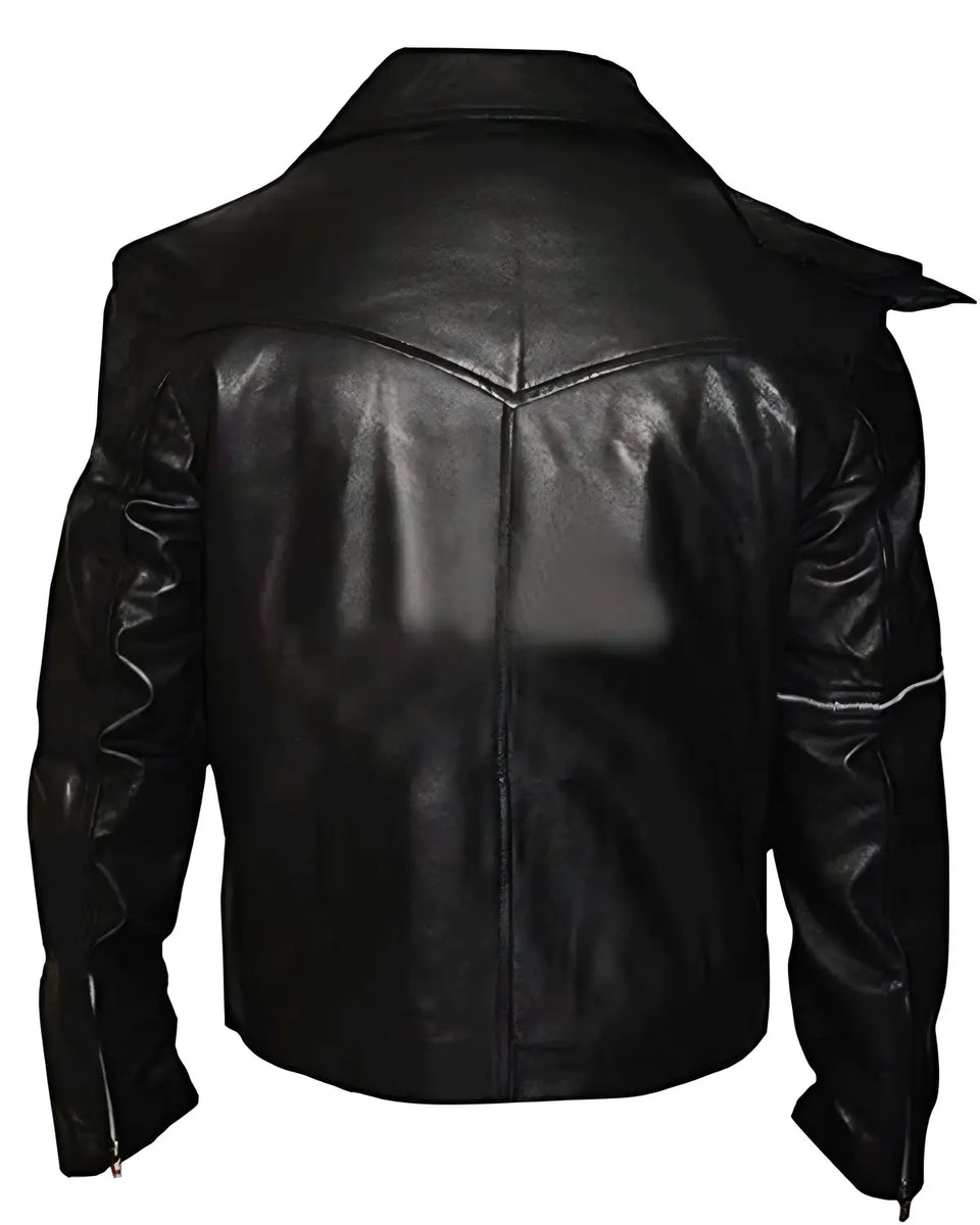 Mens Mad Rockatansky Max Tom Hardy Black Leather Jacket – Elite Jacket