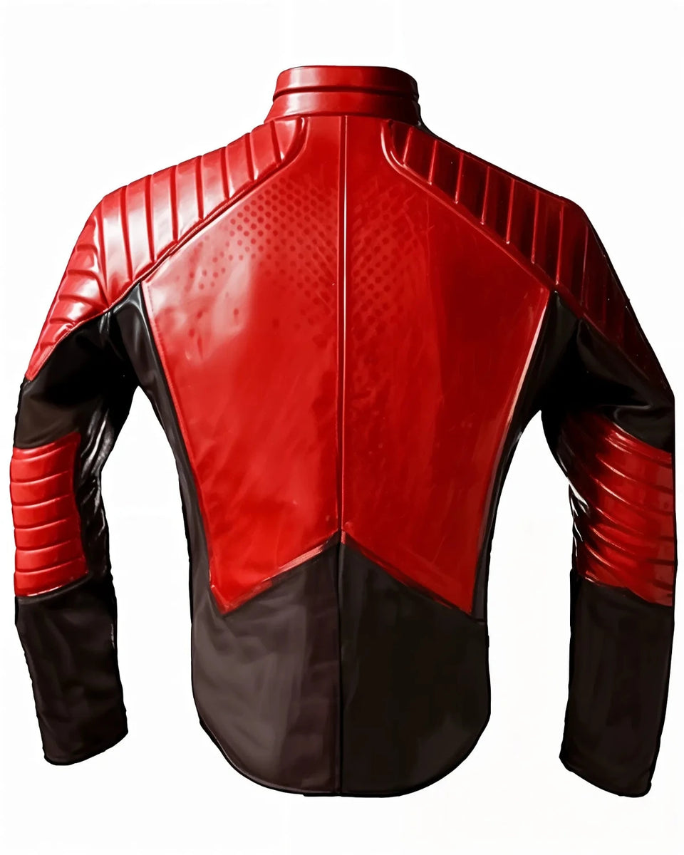 Mens Superman Logo Costume Biker Leather Jacket | Elite Jacket