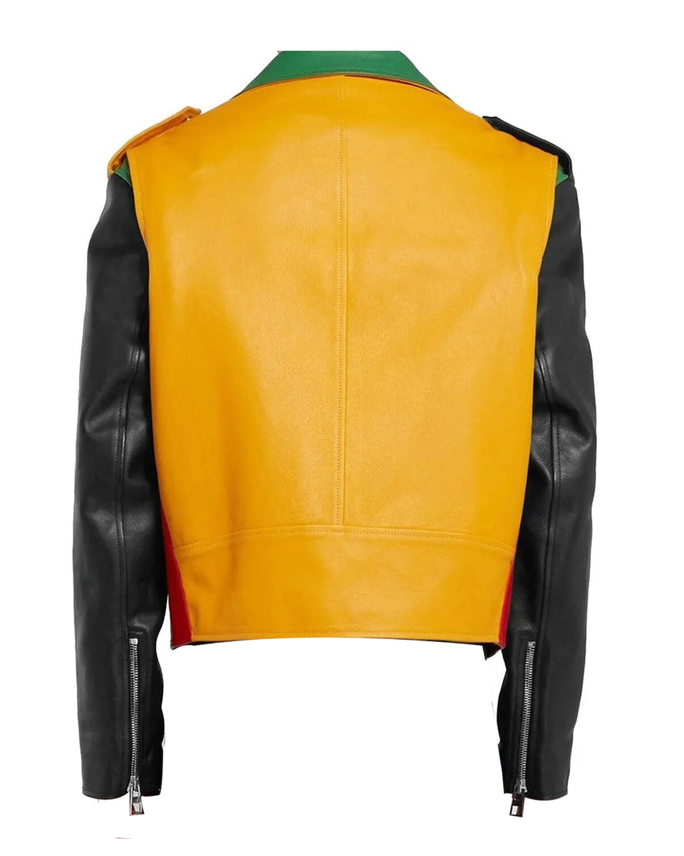 The Challenge Teck Holmes Leather Biker Jacket | Elite Jacket