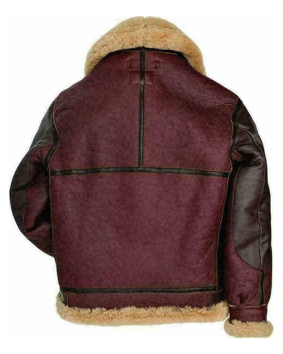 Maroon Sheepskin Leather Jacket | Elite Premium Collection – Elite Jacket