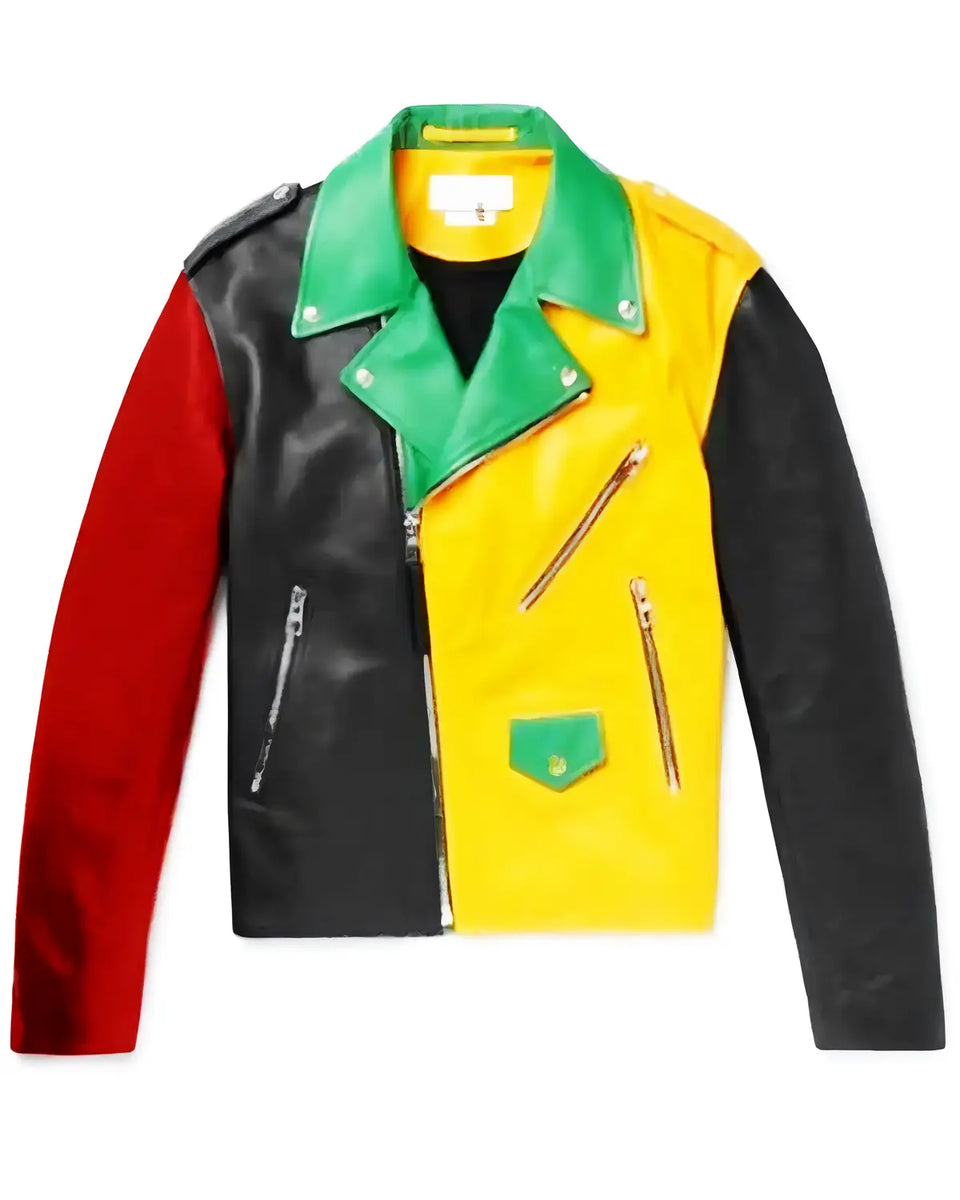 Teck Holmes The Challenge All Stars Leather Jacket – Elite Jacket