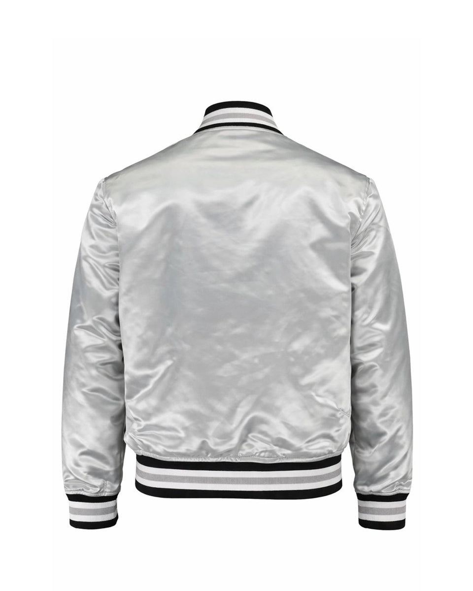 Super Bowl XI Las Vegas Raiders Silver NFL Bomber Jacket – Elite Jacket