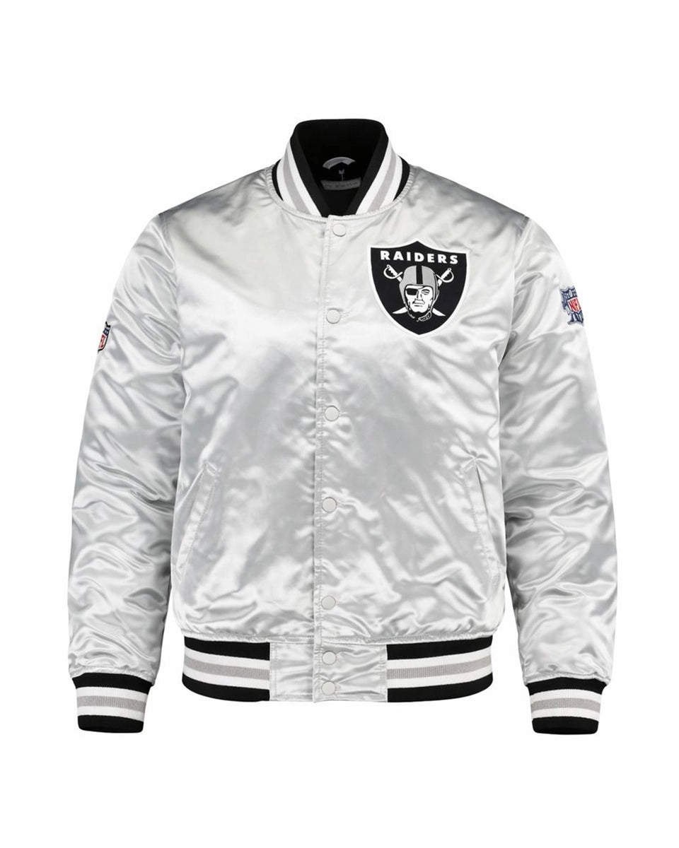 Super Bowl XI Las Vegas Raiders Silver NFL Bomber Jacket – Elite Jacket