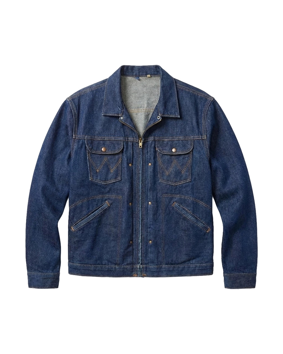 Billy Jack Tom Laughlin Denim Biker Jacket | Elite Jacket