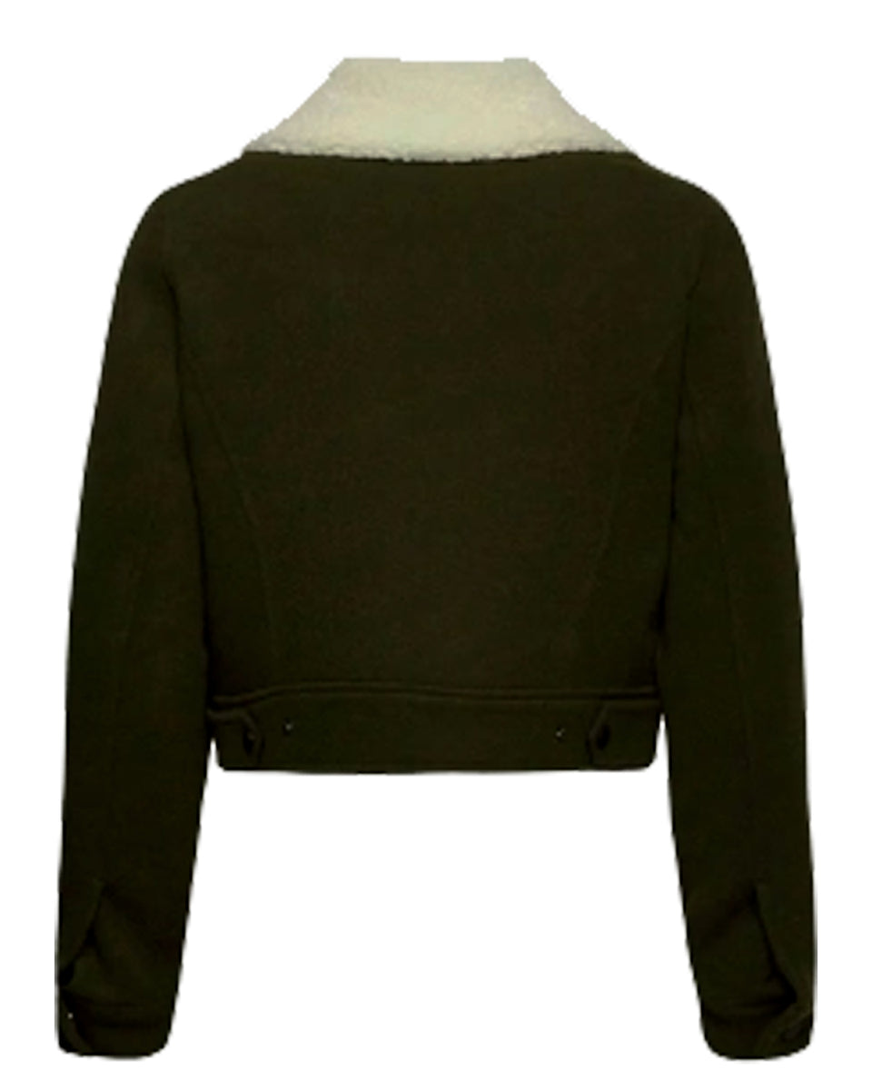 Alice Wetterlund Resident Alien Fur Collar Jacket | Elite Jacket