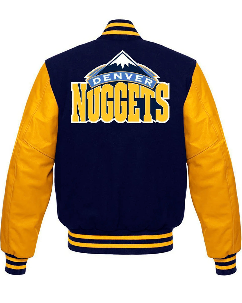 Nuggets NBA Denver Letterman Varsity Jacket | Elite Jaket – Elite Jacket